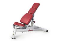 China Multi Adjustable Weight Bench for Gym Home Use 40mm Cushion PU Leather for sale