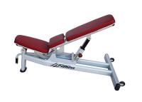 China Multi Adjustable Weight Bench for Gym Home Use 40mm Cushion PU Leather for sale