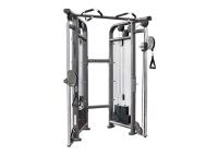 China Commercial Dual Pulley Cable Crossover Machine 80kg Weight Stack for Gym for sale