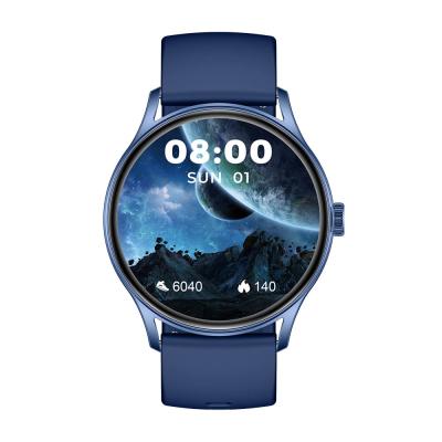 China KW222C-PRO Black Round Face Smartwatches , Circle Shape Smart Watch TFT Display for sale