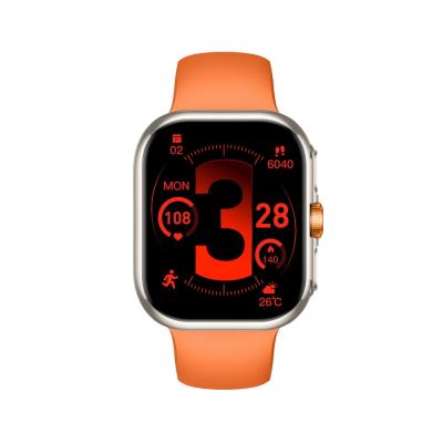 China KW283A Super Retina Amoled Smart Watch 2.01 Inch Black Round Smartwatch With BT Calling for sale