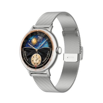 China Waterproof IP68 KW60C GPS Motion Track 1.19 Inch Round Screen Fashion Smartwatch for Women's Health and Sleep Monitoring for sale