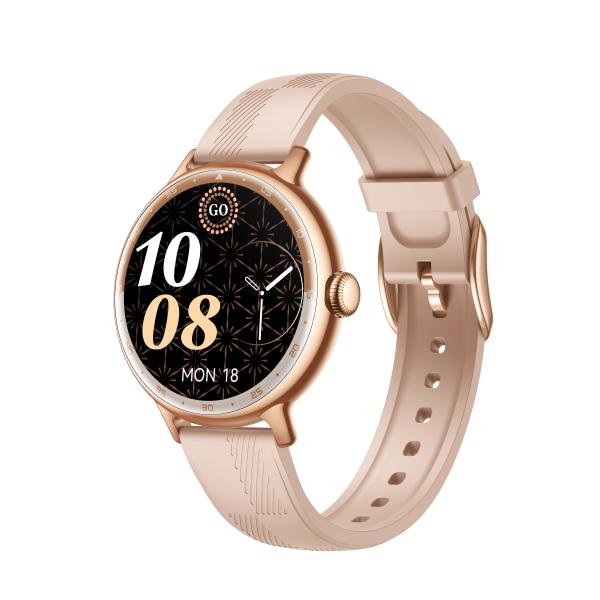 Quality KW60C 300mAh Battery Dafit App Waterproof IP68 GPS Motion Track Round Screen for sale