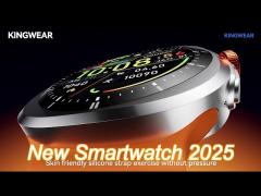 Kingwear KW296 OEM/ODM Bluetooth sport smartwatch fitness tracker Amoled smart bracelet watch 1ATM Waterproof