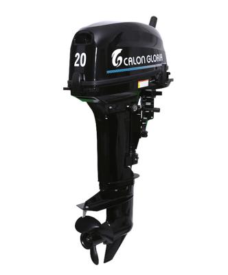 China 20HP OUTBOARD MOTOR (BLACK), 2-stroke outboard motor 3.5hp factory for sale