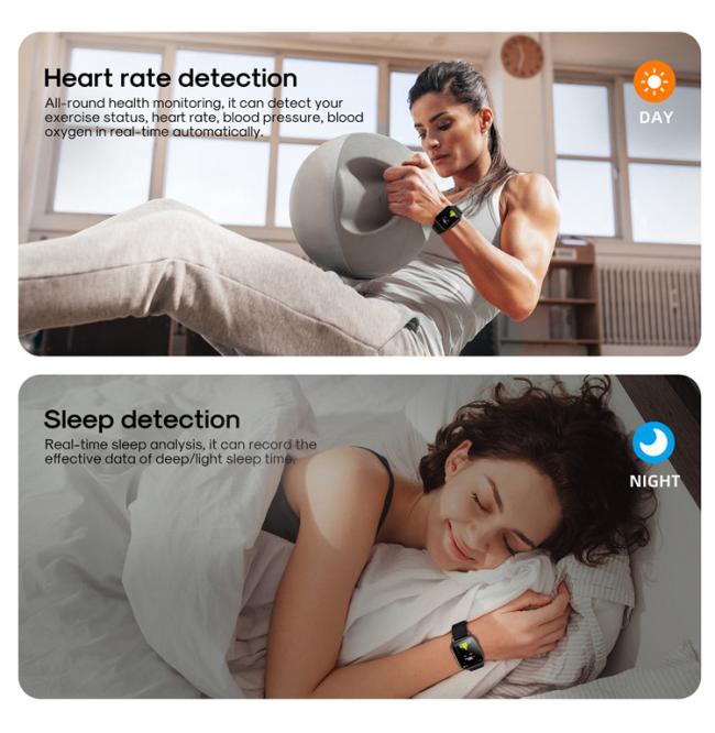 Multi-Sports Mode S09 Waterproof IP68 Smart Watch with Sleep Monitoring Function