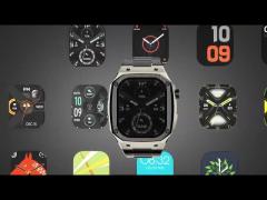 2023 Meest populaire Sport Smartwatch Fitness Tracker Vierkant Scherm Hartslag Bloedzuurstof Monitoring Smart Watch