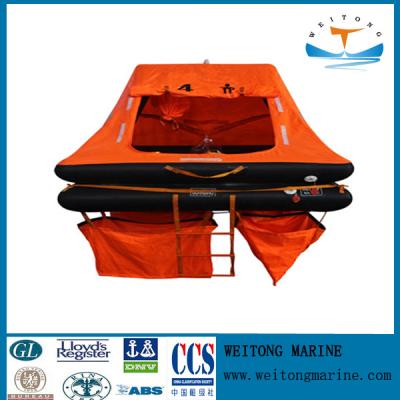 China SOLAS Throw-over Board Inflatable Life raft for Marine Life Saving Lifesaving Appliance CCS for sale