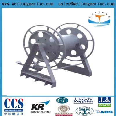 China Marine Mooring Reel Handle Manual Winch Synthetic Fiber Rope Reel for sale