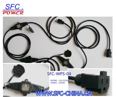 China 4 Outlet Heavy Duty Power Strip extension cord for sale