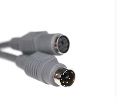 China New Cable for CBA-2208-KNS2 LS2208 3M PS2 Keyboard Wedge Coiled Cable For Symbol LS2208 LS1203 DS6708 for sale