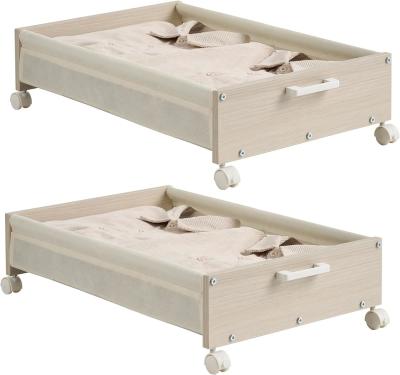 Chine Entreposage de la vaisselle sous le lit Des tiroirs avec des conteneurs en bois lourds et un logo acceptable à vendre