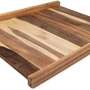 China Multifunktioneel houten brood snijplank met lip- en lasergraafdruk Te koop
