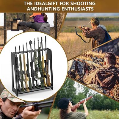 China Storage Holders Racks Bathroom Vertical Shotgun Display Stand for Home or Garage Safe for sale