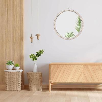 China Hotel Home Bathroom Decoration Wood Bead Home Decorative Wall Hanging for Bedroom Nursery for sale
