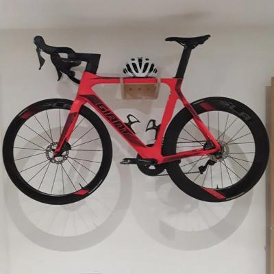 Cina Soggiorno Montaggio a muro in bicicletta in legno con scaffale Multifunzionale e Smart Storage Design in vendita