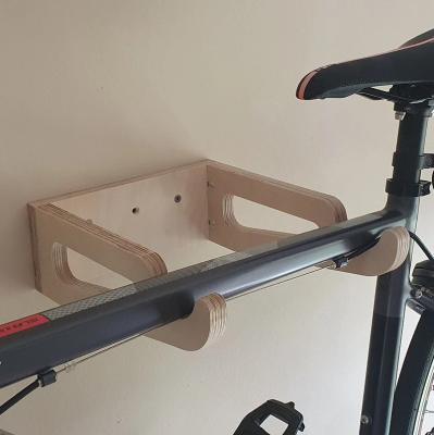 Cina Soggiorno Montaggio a muro in bicicletta in legno con scaffale Multifunzionale e Smart Storage Design in vendita