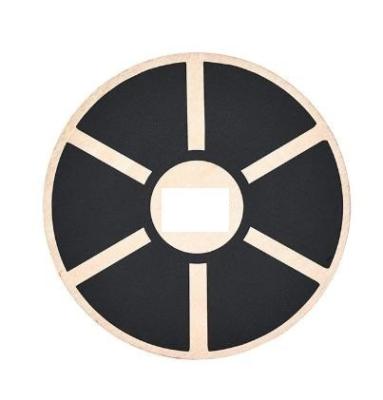 Cina 15.55 pollici di diametro Fitness anti-slip di legno oscillante bilanciere con 360 rotazione in vendita