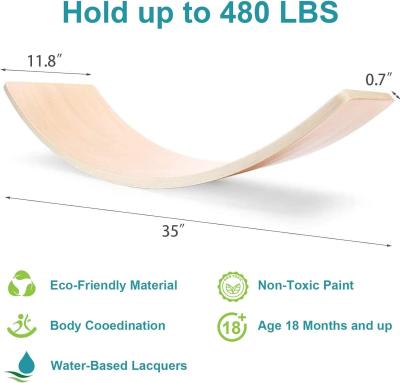 Cina Tavola di bilanciamento per bambini in legno naturale da 35 pollici Tavola di bilanciamento per bambini in legno naturale da 35 pollici Tavola di bilanciamento per bambini in legno naturale da 35 pollici Tavola di bilanciamento per bambini in legno naturale da 35 pollici Tavola di bilanciamento per bambini in legno naturale da 35 pollici Tavola di bilanciamento per bambini in legno naturale da 35 pollici Tavola di bilanciamento per bambini da Montessori Tavola curva in vendita