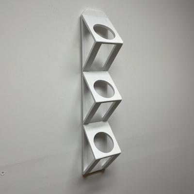 Cina Succulente o orto di erbe Piantatore a parete di legno in bianco con logo personalizzato accettabile in vendita