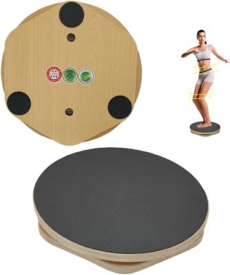 Cina Stile rustico Tavola di bilanciamento in legno da 12 pollici Tavola oscillante anti-slip per la decorazione domestica in vendita