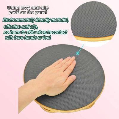 Cina Stile rustico Tavola di bilanciamento in legno da 12 pollici Tavola oscillante anti-slip per la decorazione domestica in vendita