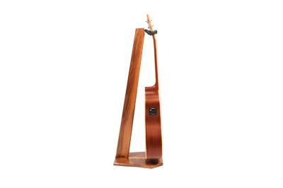 Cina Tenitori di archiviazione scaffalature di legno Verticale per chitarra acustica ed elettrica in vendita
