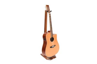 Cina Tenitori di archiviazione scaffalature di legno Verticale per chitarra acustica ed elettrica in vendita