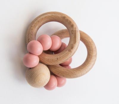 China Custom Europe Regional Feature Wooden Chain with Wooden Balls Ideal Kid Toy for sale