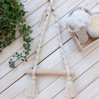 China Custom Design Wooden Bar Toilet Paper Holder for Bathroom Space-Saving Essential for sale