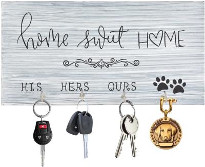 Cina Decorazione moderna in nero Cubo quadrato in legno Mensola galleggiante con logo personalizzato in vendita