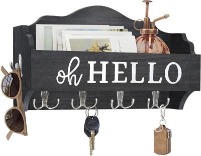 China As your request Kitchen Corner Organizer Wall Mounted Type Rustic Wood Bracket Heavy Duty for sale