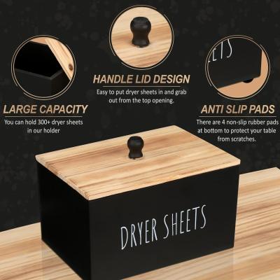 Cina Craftsman regalo scatola di legno nera contenitore rettangolo moderno spazioso fogli di risparmio Dispenser in vendita