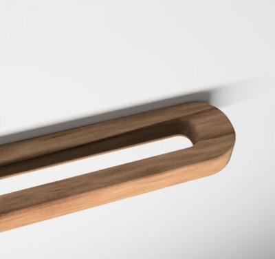 Cina Come richiesta bagno porta asciugamani in legno montato a parete asciugatore lungo appendiabiti display rack in vendita