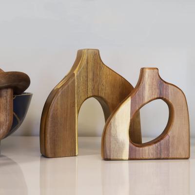 Cina Anniversario Occasione di pianta di legno di pino Stand di fiori a livelli per giardino interno in vendita