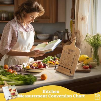 Cina OEM ODM Accepted Holder di libro di cucina in legno Regolabile libro di cucina Stand per il bancone della cucina in vendita
