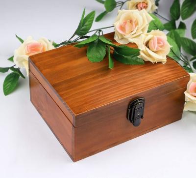 中国 TIMBER オーダーメイド 飾り手工 大型 木箱 9.3X7.6X4.5 インチ オーダーメイド 販売のため