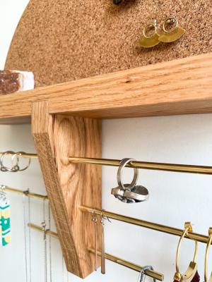 Cina Mini Box in legno per il supporto di gioielli e organizzatore per il colore in legno di betulla non finito in vendita