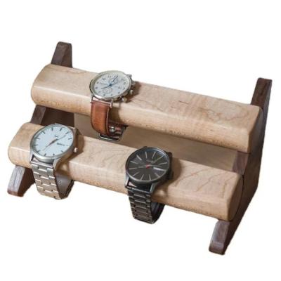 China Walnoot hout verstelbare sieraden voor polshorloge opslag in kerstfeest cadeau Te koop