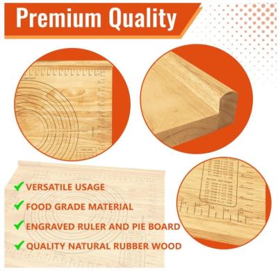 China Pastry Wooden Board 24x20 Kneading Board with Measurements Common Size or Custom for sale