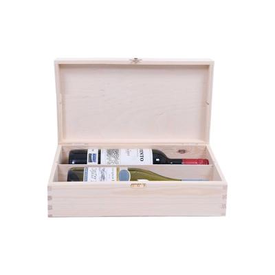 선물 패키지 34x20x10cm의 불완전 소나무 목포 와인 상자