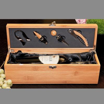 Cina Accessoiri per vino tubolare Scacchi Scatola di legno artigianale Contiene 6 bottiglie Colore semplice in vendita