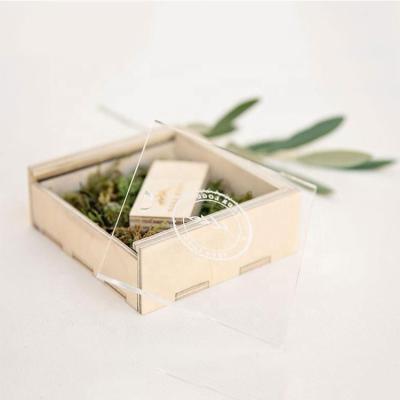 Cina Scatole regalo in cassa di legno su misura con coperchio scorrevole e stampaggio in vendita