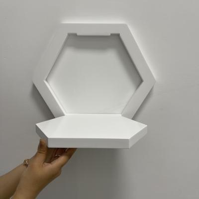 Cina PANELLO a risparmio di spazio Mensola da parete in legno per l'esposizione di fiori e per l'organizzazione degli articoli per la casa in vendita