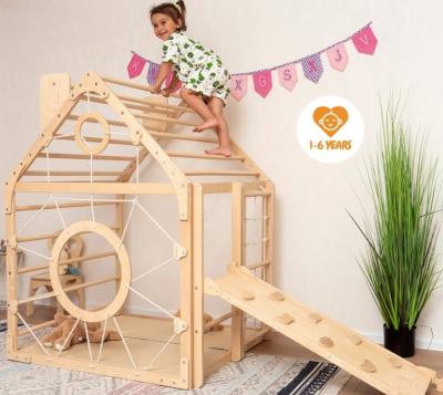 Cina Gimnastica mobile per bambini con stampa e accessori opzionali a corda Waldorf in vendita