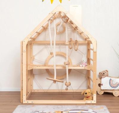 Cina Gimnastica mobile per bambini con stampa e accessori opzionali a corda Waldorf in vendita