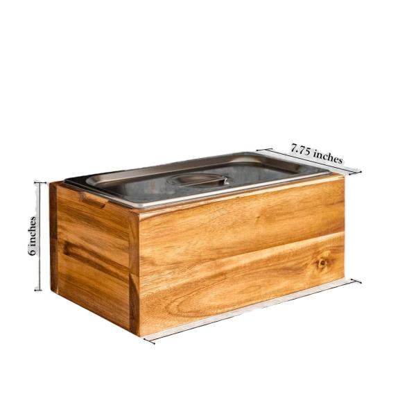 Quality Stainless Steel Kitchen Compost Bin with Folding Lid and Rust-Proof Insert As for sale