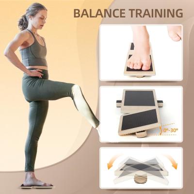 Cina Balance Board Training Non scivoloso Wooden Wobble Board per allenatore di rinforzo della caviglia in vendita