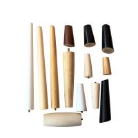 Quality Custom Oak Tapered Solid Round Side Dining Coffee Wood Legs for Table Furniture for sale
