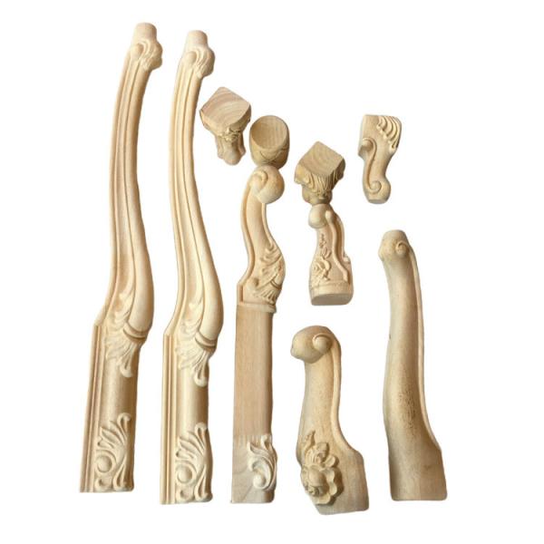 Quality Custom Oak Tapered Solid Round Side Dining Coffee Wood Legs for Table Furniture for sale